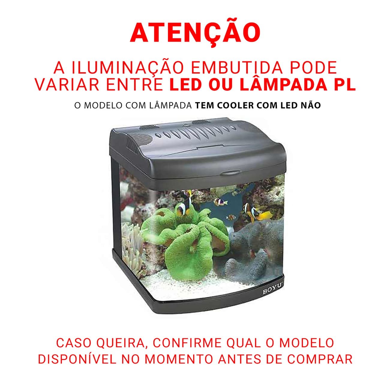 Aquário Boyu MT 30 25 Litros Preto de Vidro 220v | MadeiraMadeira