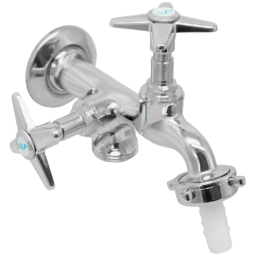 TORNEIRA TANQUE C/ SAÍDA MÁQUINA SUPER METAL 1/4 VOLTA FAUZI C23 FAUZI METAIS C170 | MadeiraMadeira