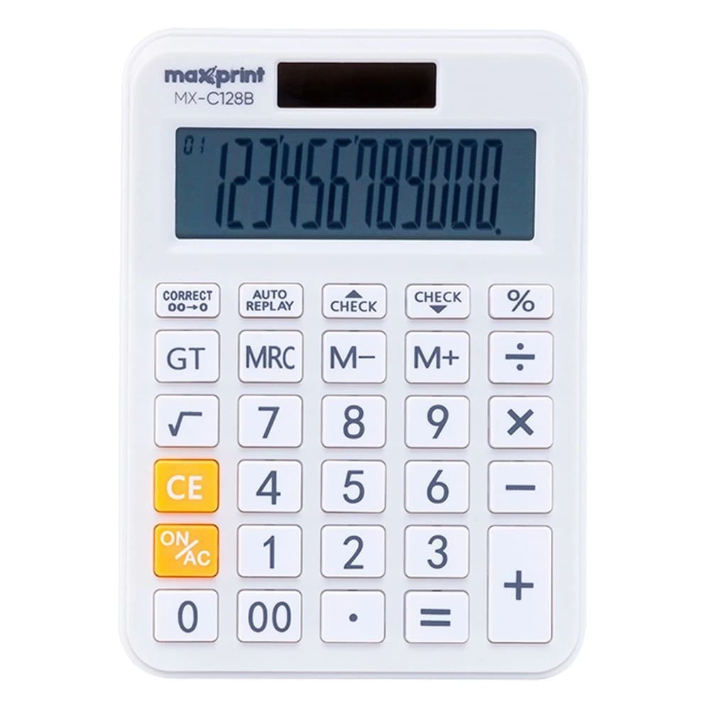 Calculadora de Mesa Maxprint Mx-c128b | MadeiraMadeira