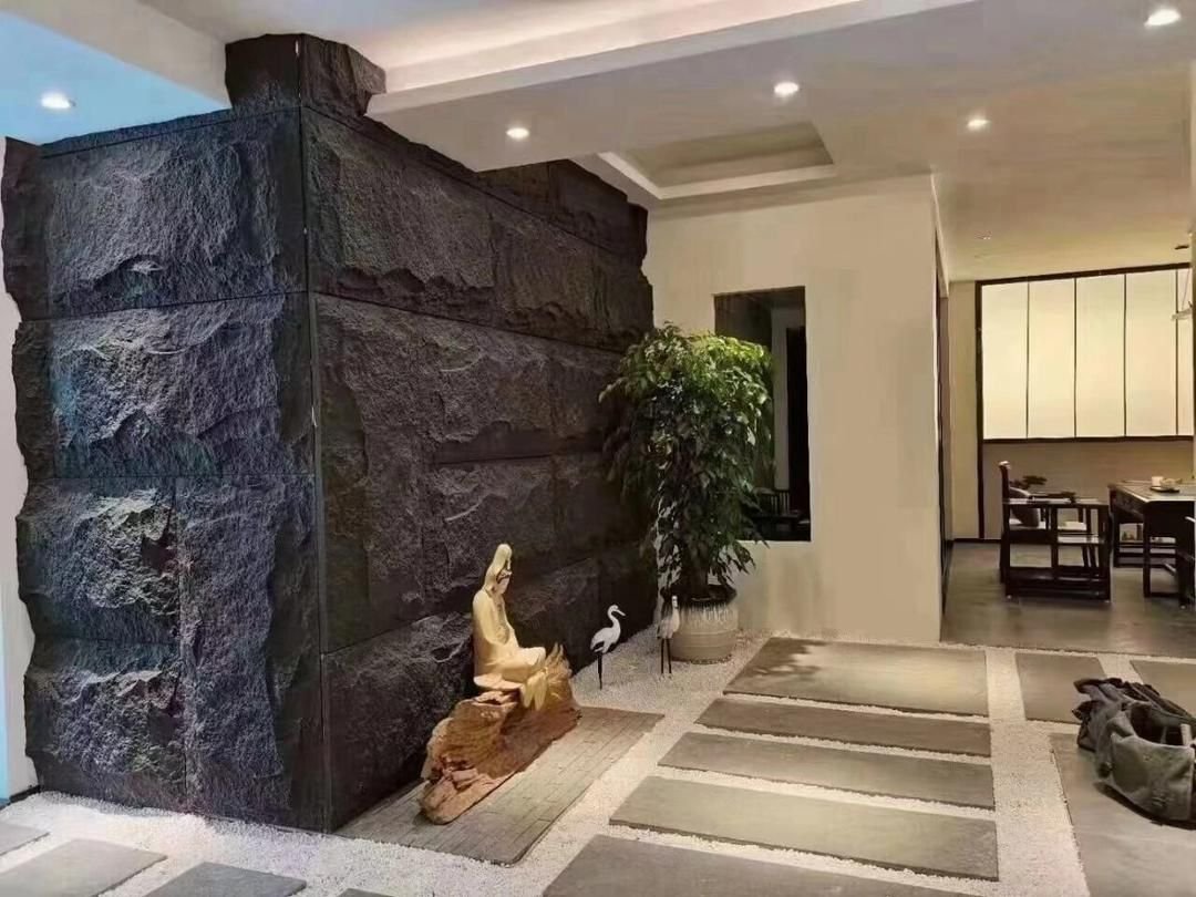 Kit 5 Pedra Placa Painel Decoração Cimenticia Artificial Revestimento ...