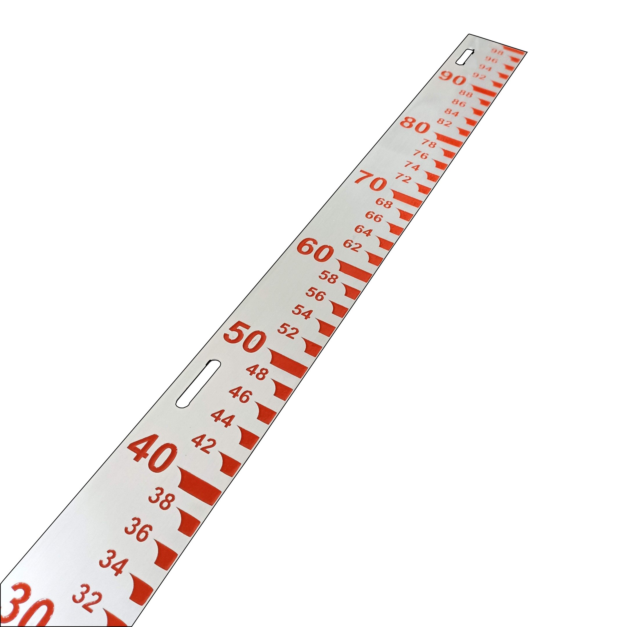 Régua Linimétrica - Fluviométrica 1000x70x2mm | MadeiraMadeira