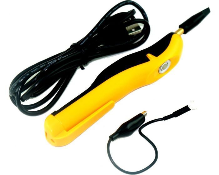 Osciloscópio Digital Taxa 100Ms/s Tipo Caneta 25Mhz Usb Software Od-350 ...