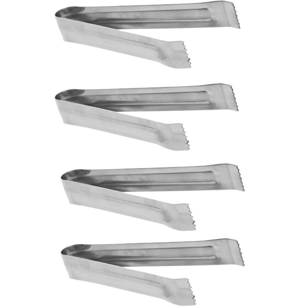 Kit 4 Pegadores Multiuso Gelo Frios 14cm Mini Aço Inox Universal Frutas ...