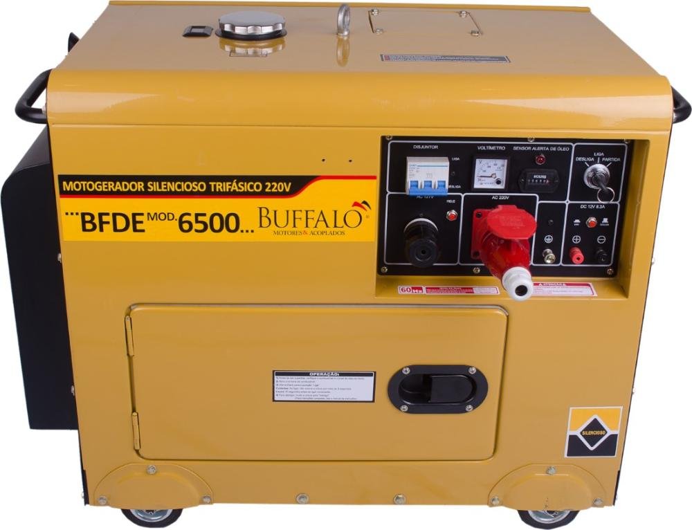 Motogerador Diesel Buffalo 5KVA Trif 127/220V P Elétrica | MadeiraMadeira