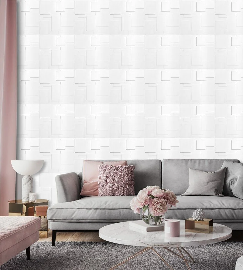 Placa Pianel PVC Plaza 3d Revestimento de Parede Decorativa 50cm ...