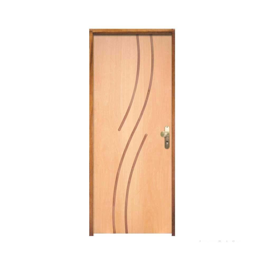 Porta frisada es 101 curupixa montada com ferragem 210x72x12 d Sidney ...