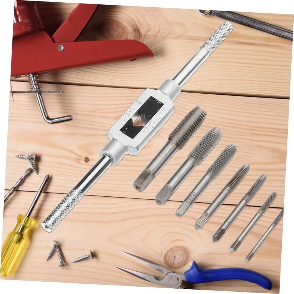 Kit Jogo Tarraxa e Cossinete Ferramenta Completa 8 Peças Ressistente ...