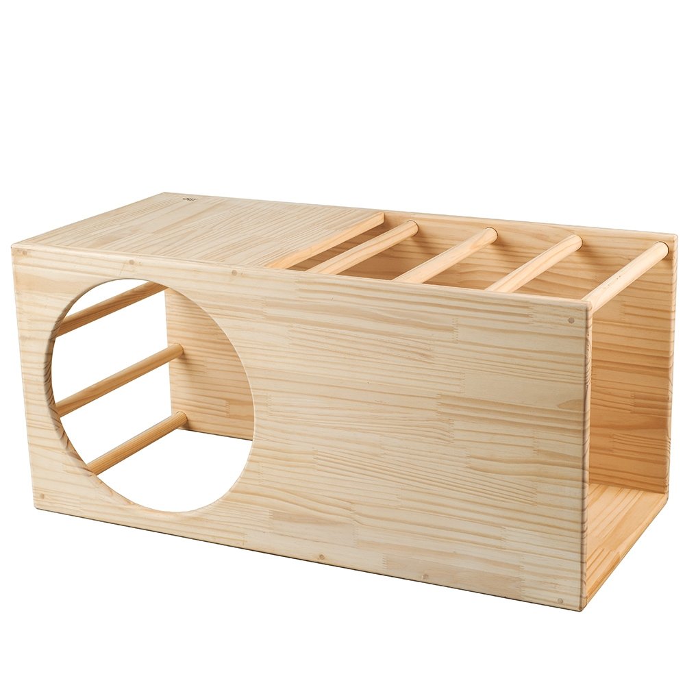 Pikler - Cubo Duplo - Madeira - MC006 - Olly Toys | MadeiraMadeira