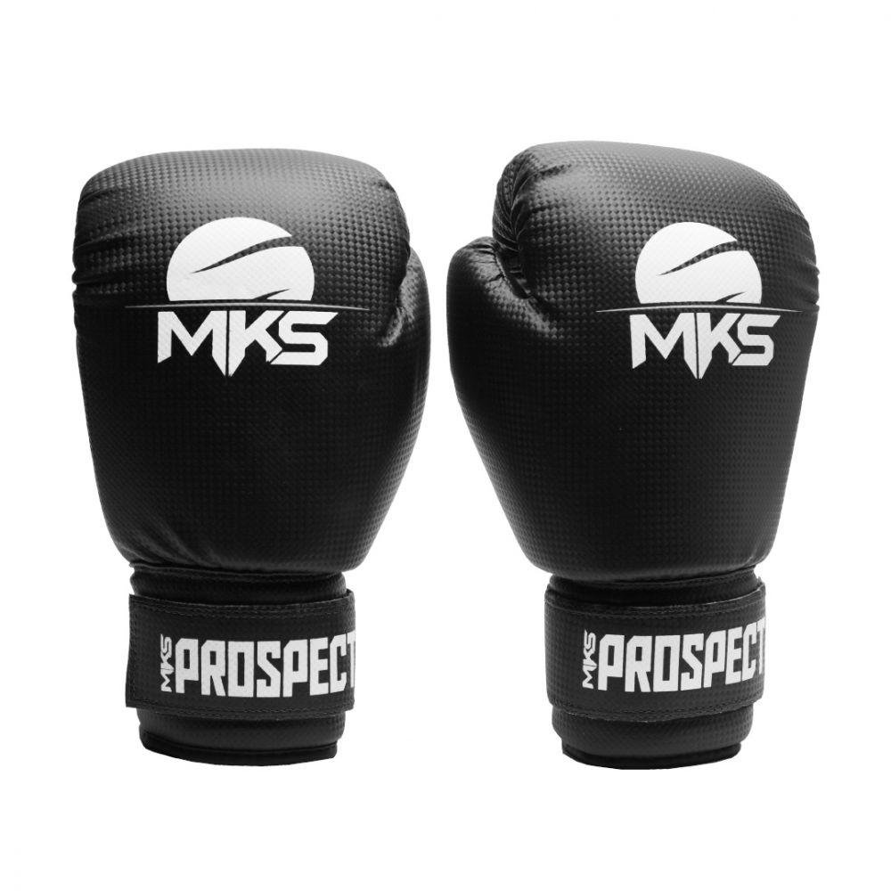 Luva de Boxe Mks Combat New Prospect Black 12 Oz | MadeiraMadeira