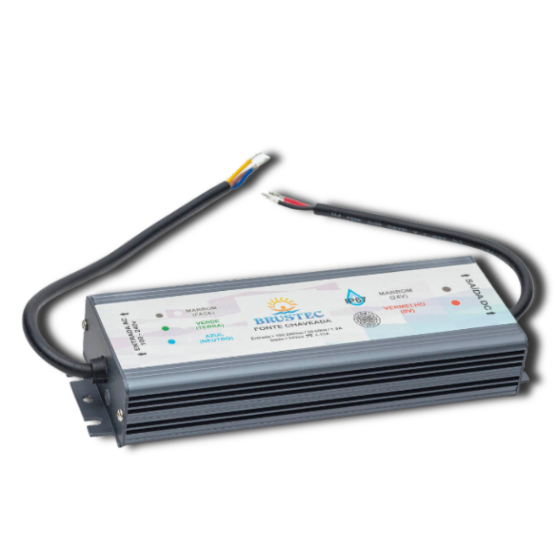 Fonte de 3a 12vcc Blindada 36w | MadeiraMadeira