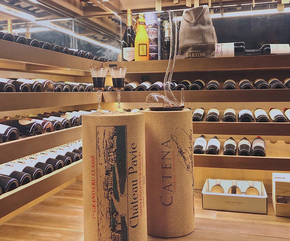 Banco Rolha de Vinho - Amarone - Altura 60cm | MadeiraMadeira