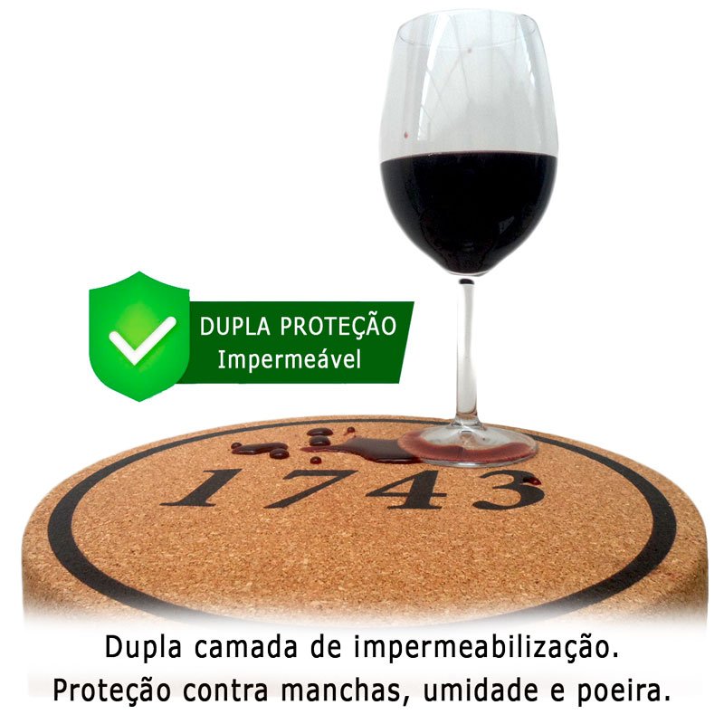Banco Rolha de Vinho - Amarone - Altura 60cm | MadeiraMadeira