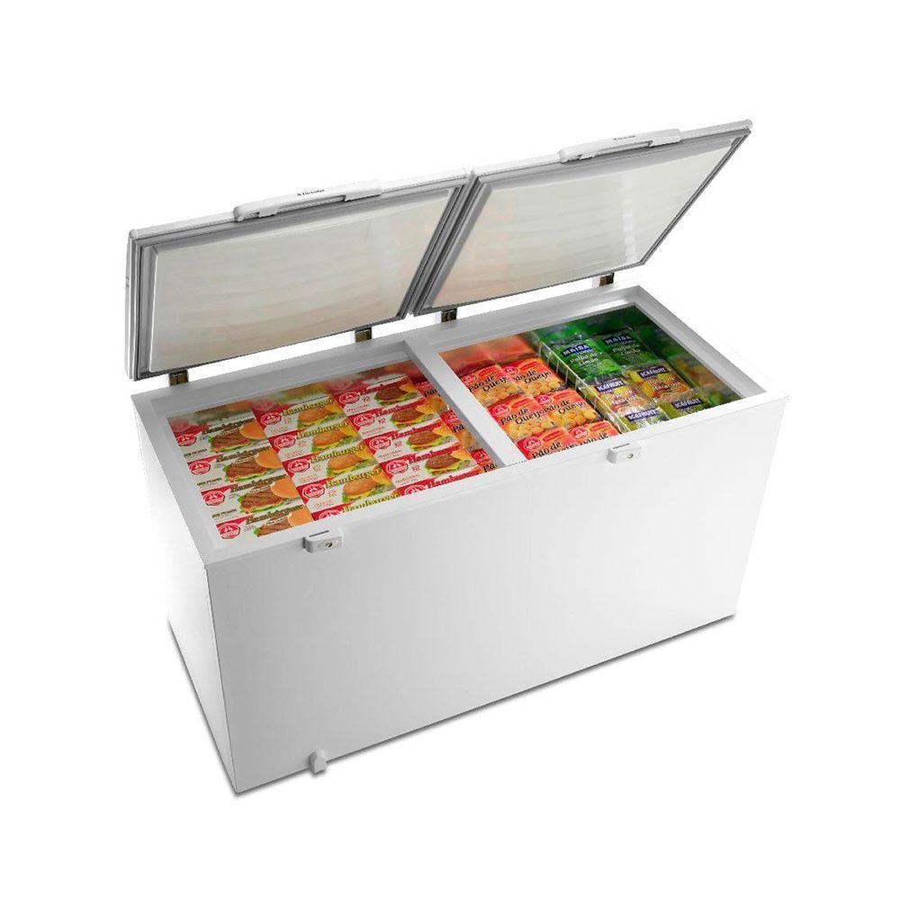 Freezer Horizontal 400 Litros H440 Electrolux Branco 110v | MadeiraMadeira