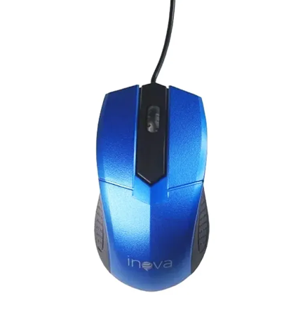 Mouse Óptico Inova Design Moderno 800dpi 100mah - Azul | MadeiraMadeira