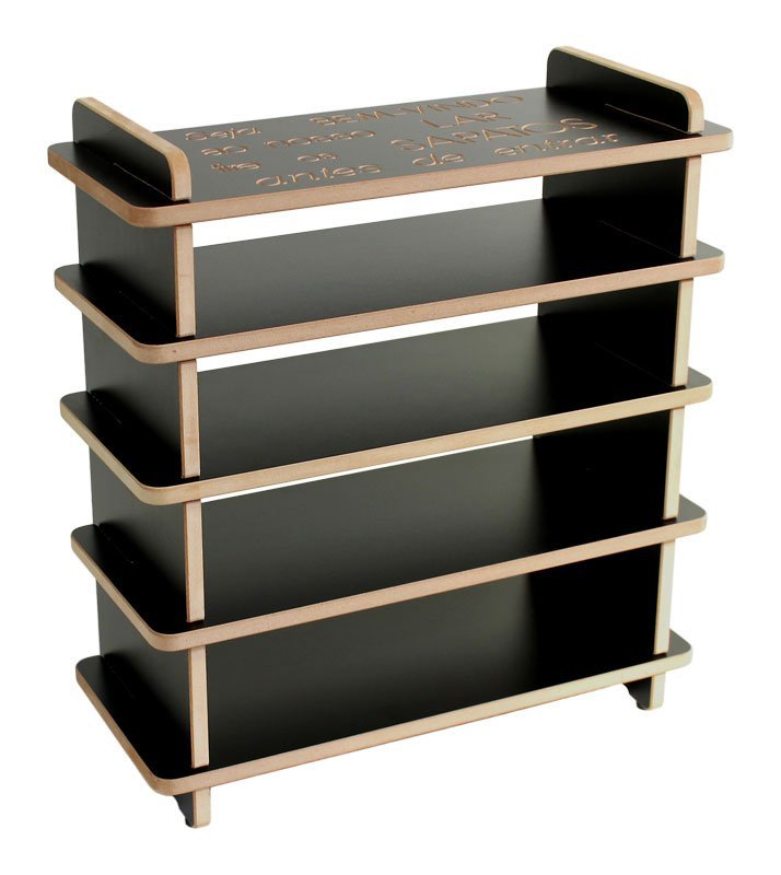 Sapateira Grande 10 Pares Mdf para Hall ou Entrada Casa Apto ...