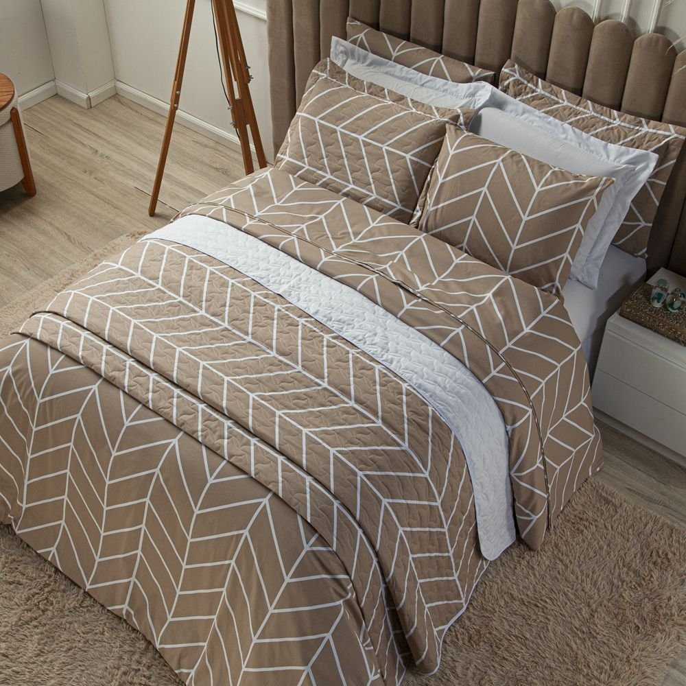 Capa Edredom King Duvet 100% Agodão Percal 200 Fios Tous Les Jours:rua ...