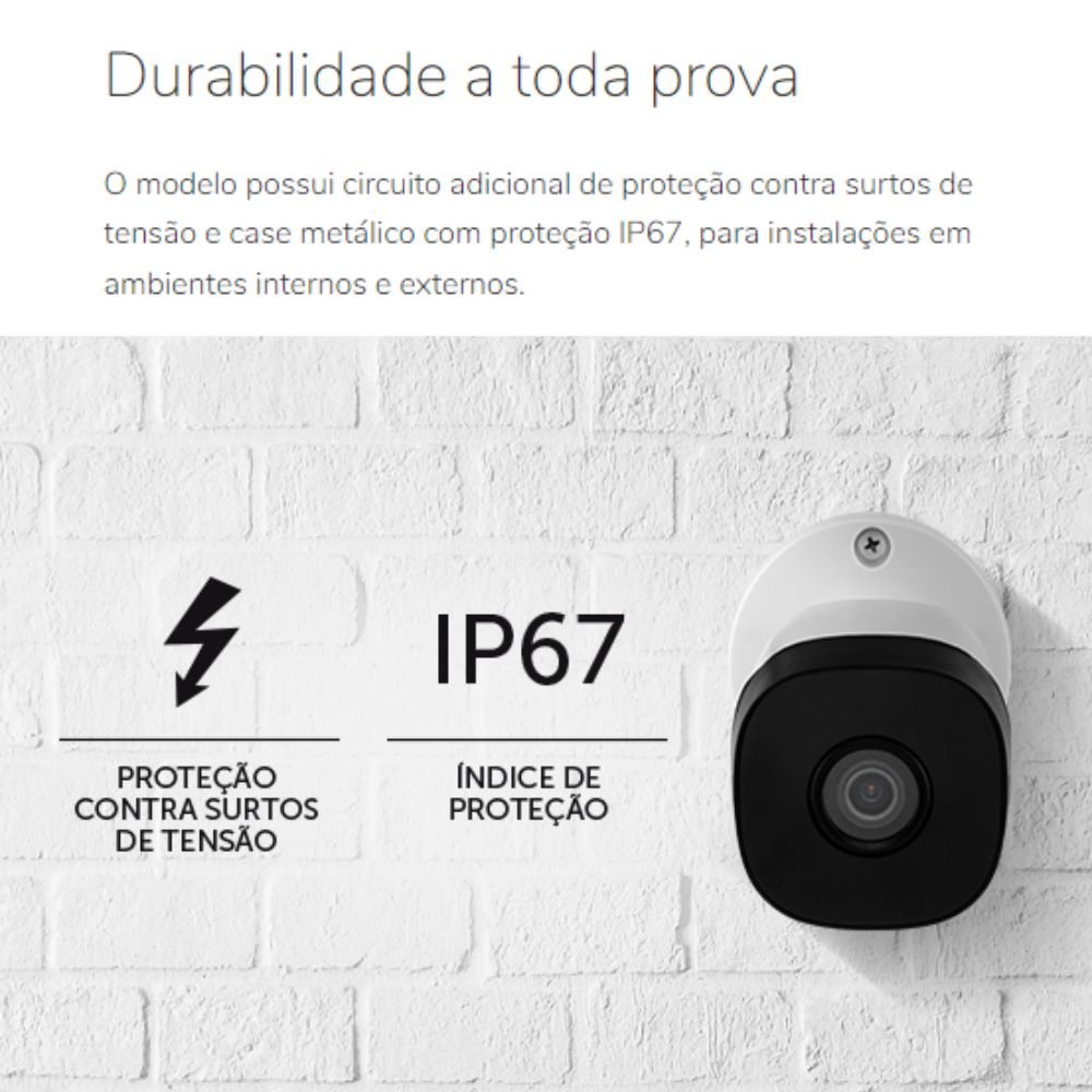 Câmera de Segurança VHD 1230 B Black Intelbras Bullet 30m IR ...
